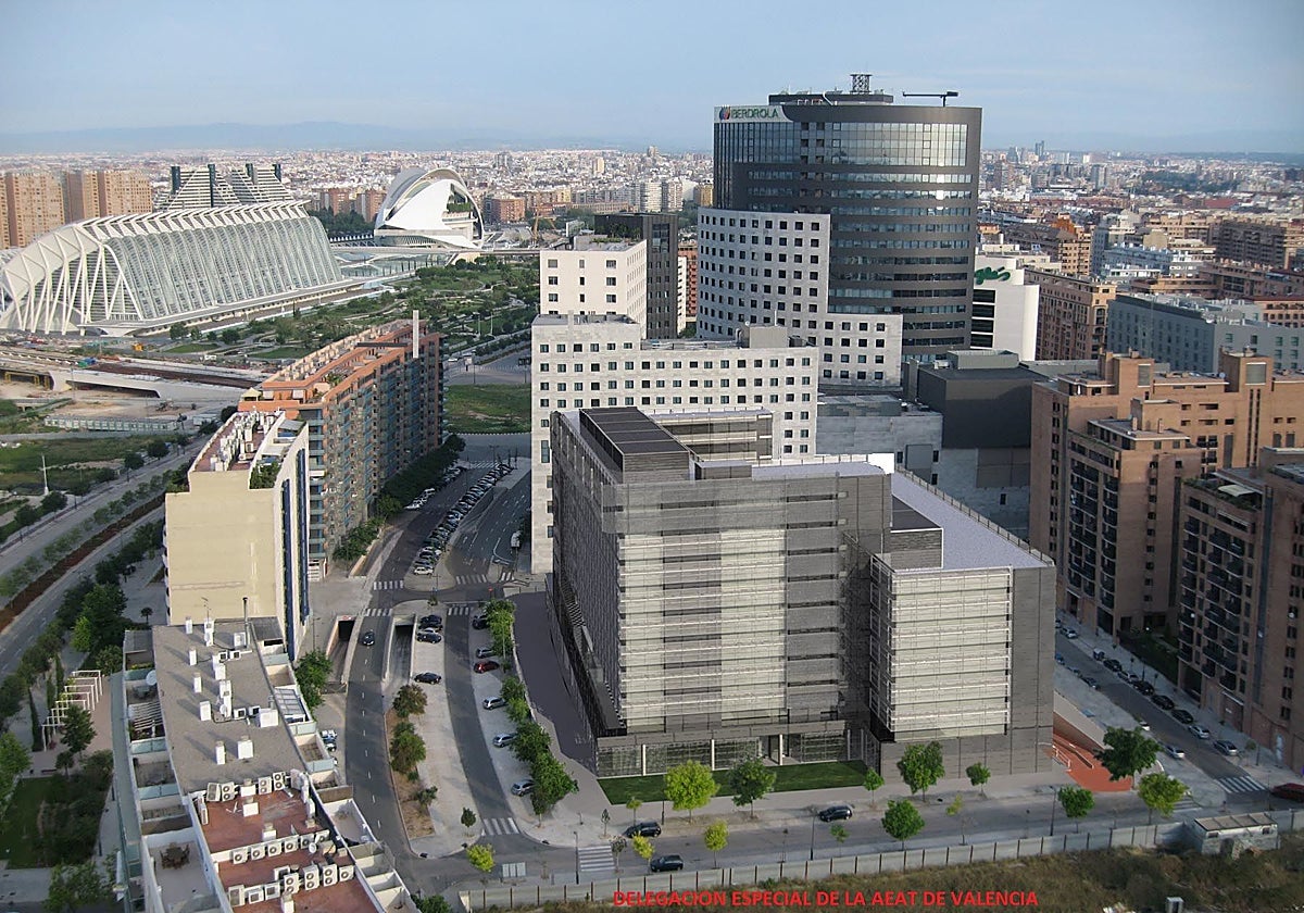 Así será la futura sede de Hacienda en Valencia | Las Provincias